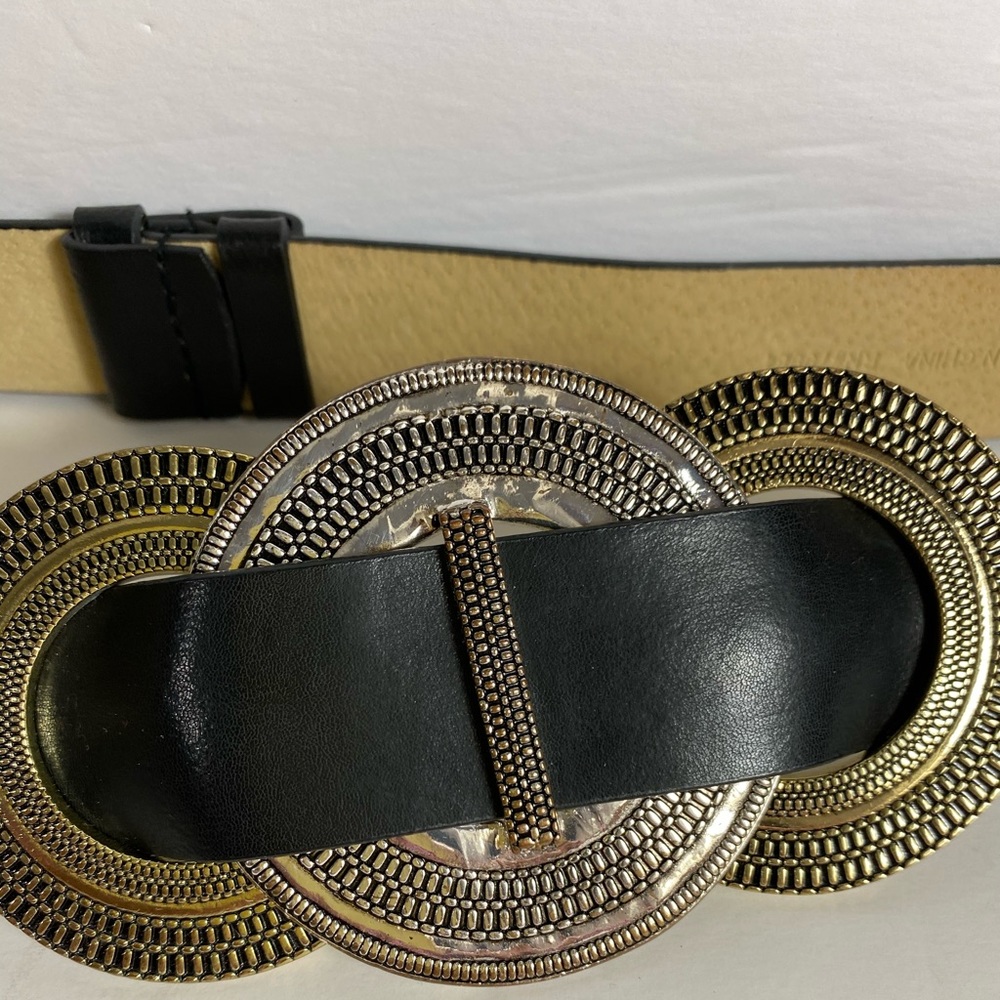 Chico’s Genuine Leather Slouch Belt - Gem